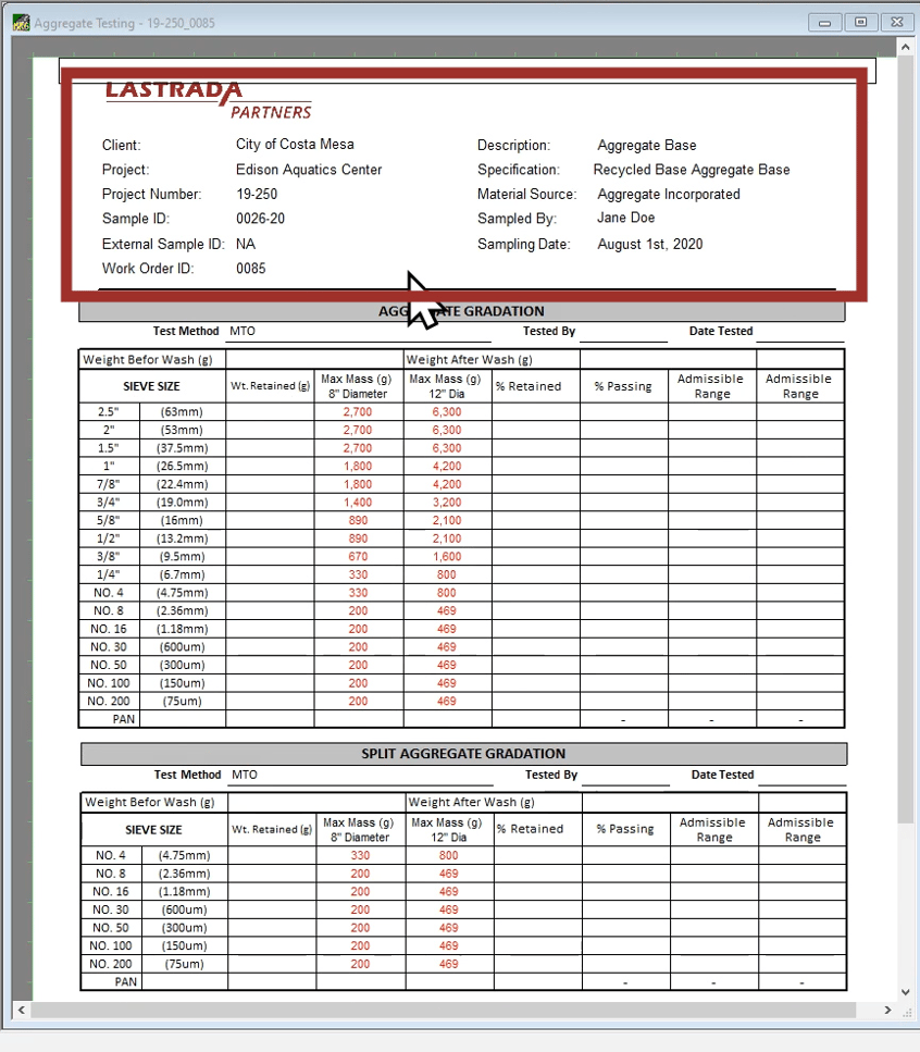 Improve Quality Management Using Laboratory Data Sheets in LASTRADA™